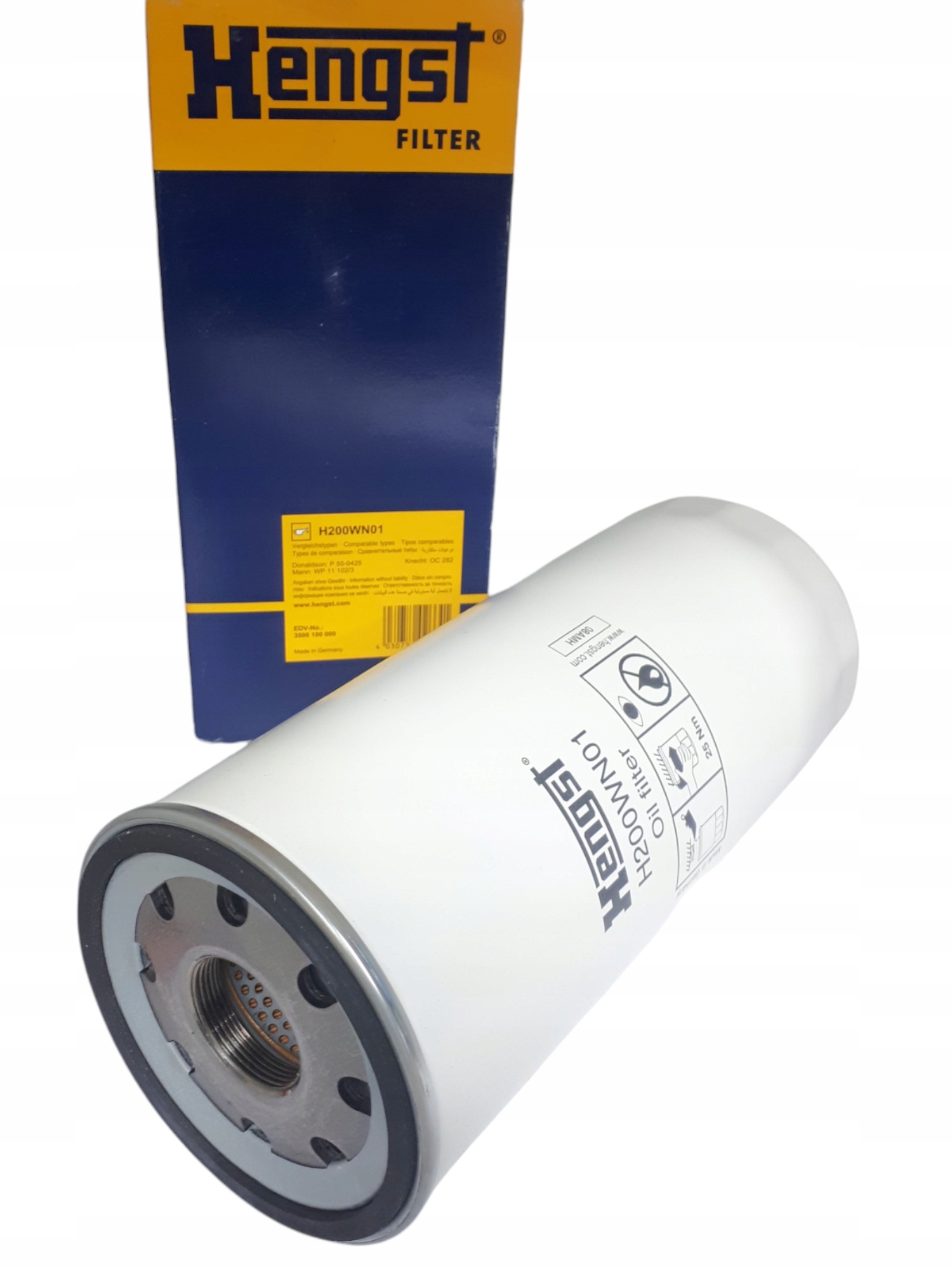 Hengst Filter H200WN01 Filtr oleju • Cena, Opinie - Allegro