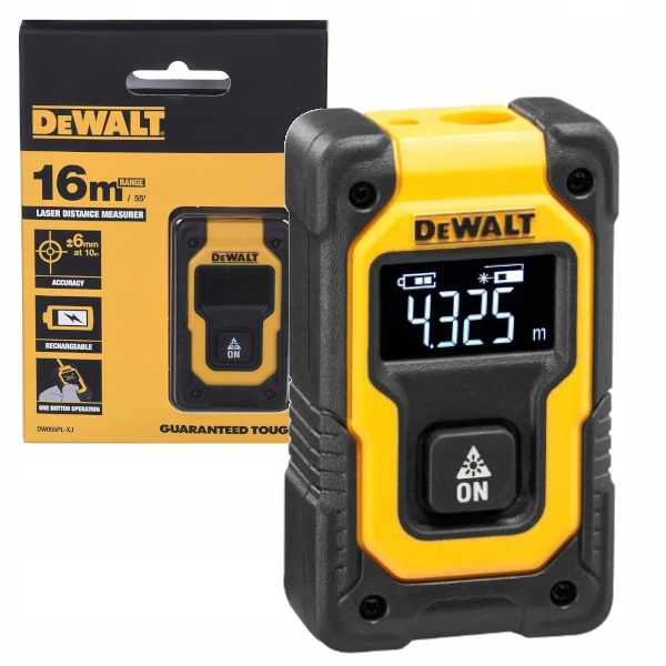 Dalmierz laserowy kieszonkowy DeWalt DW055PL 16m (5054905286002) • Cena ...
