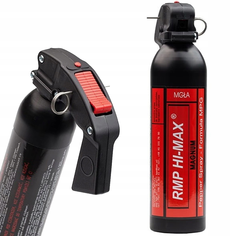 GAZ PIEPRZOWY OBRONNY HI-MAX 550ml GAŚNICA G037 - 5905669786553 ...