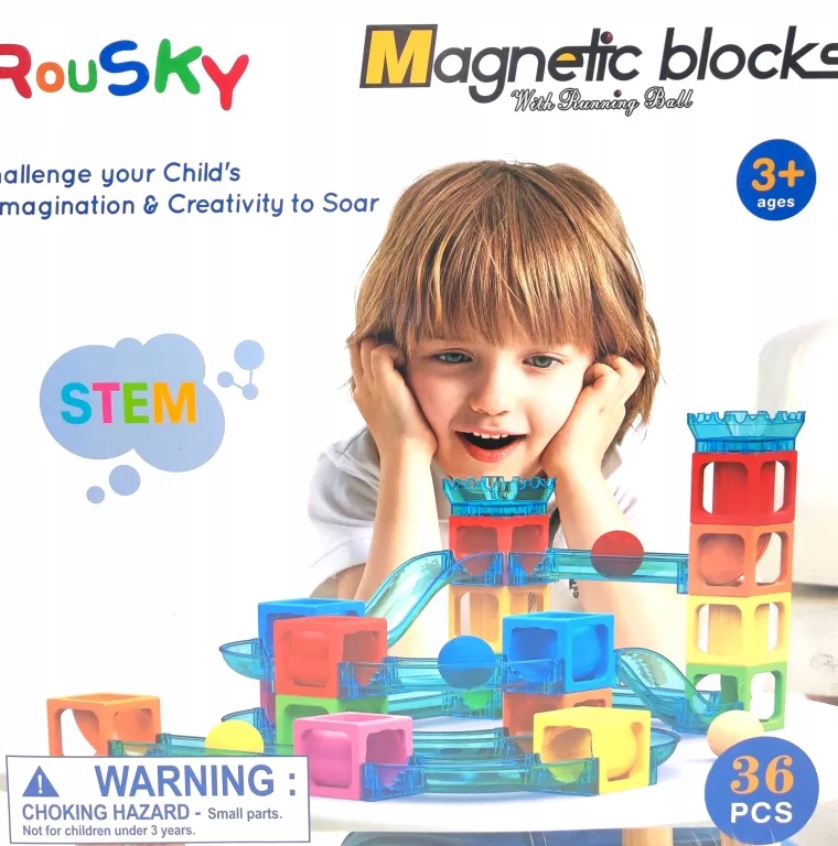 Rousky Klocki Magnetyczne - Niska cena na Allegro