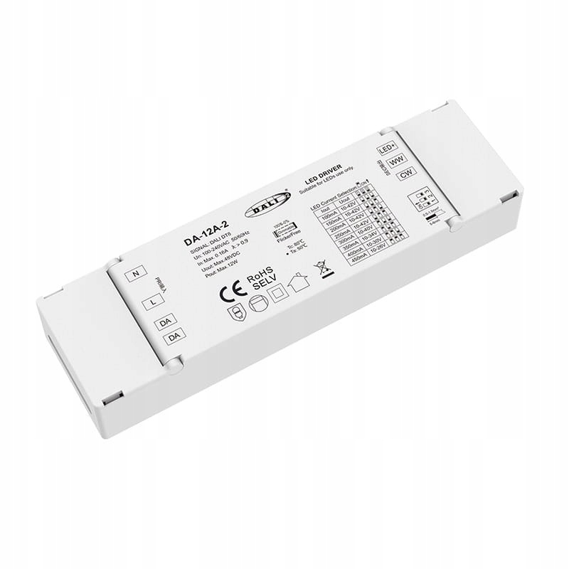 Zasilacz LED DALI DIM/CCT 12W 100-450mA 10-42VDC stałoprądowy (5906186591248) • Cena, Opinie ...