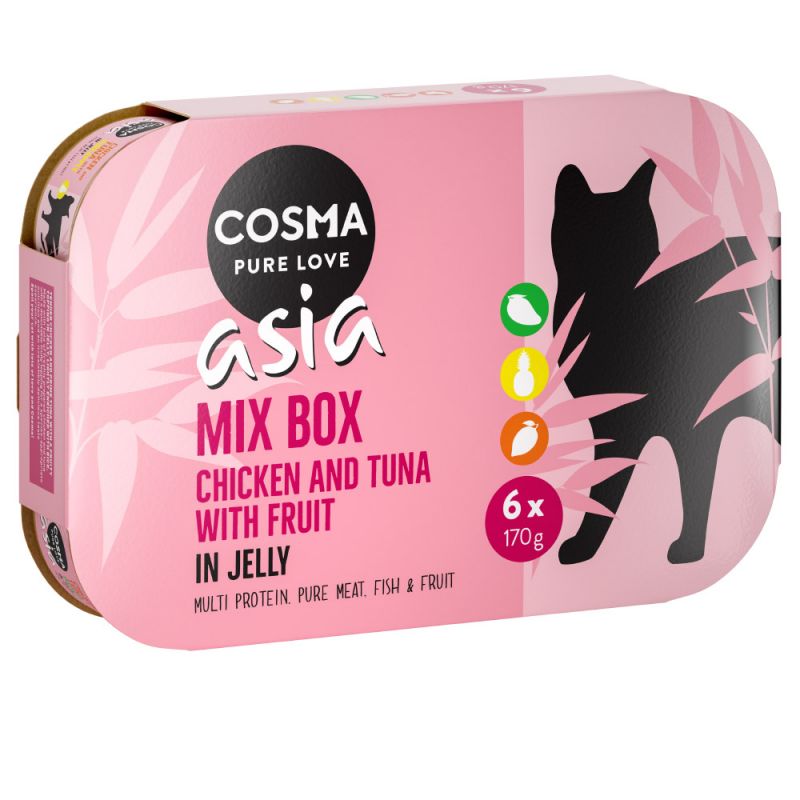 Cosma Asia FRUITS z owocami MIX1 - 6x170 g (4062911007468) • Cena ...