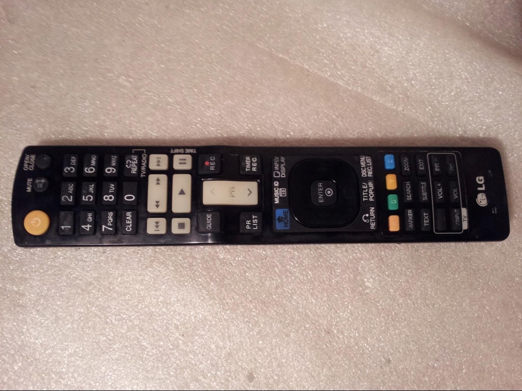 oryginalny pilot LG AKB73115301 - Blu-Ray BD / HDD Recorder - (nr5 ...