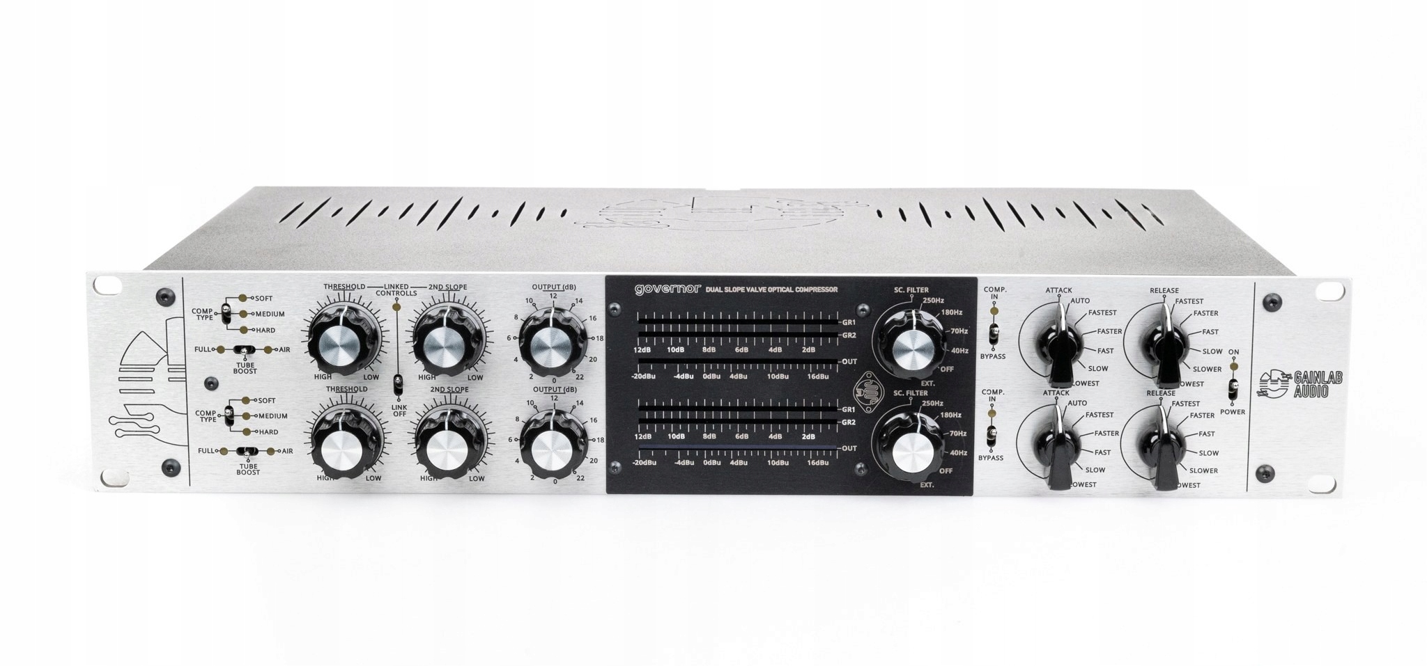 Gainlab Audio GLA-OC1 Governor - 2-kanałowy optyczny kompresor lampowy ...