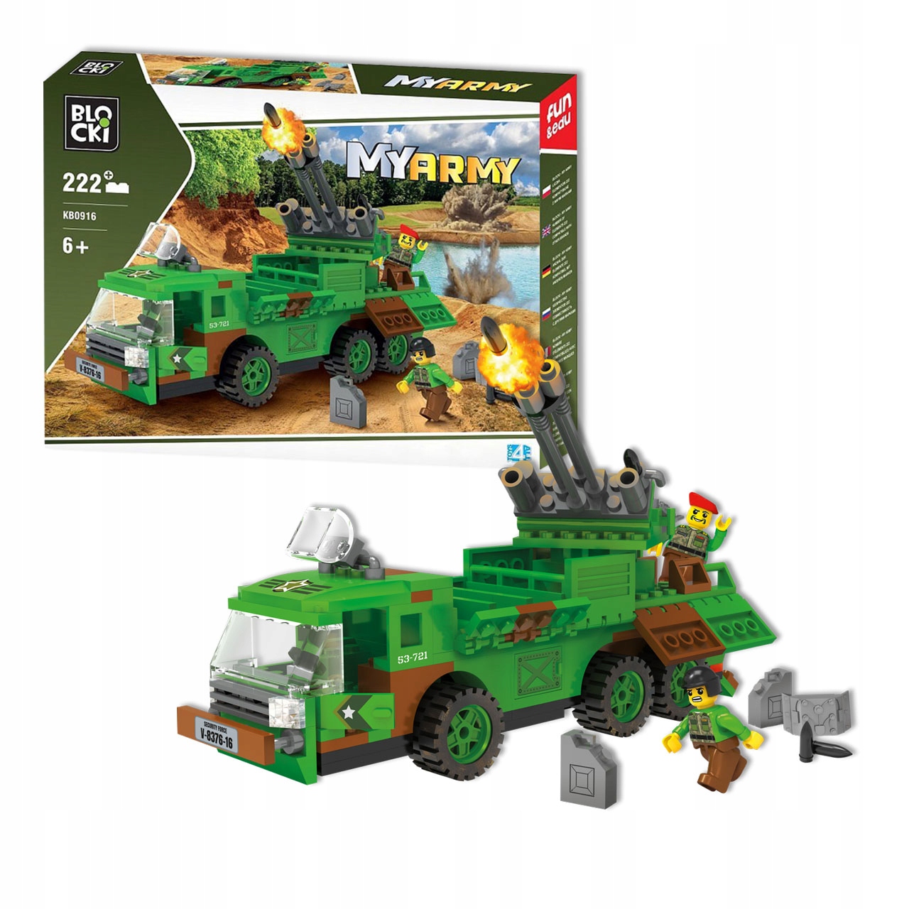 Klocki Blocki myarmy Wojsko Wyrzutnia Rakiet 222 - porównaj ceny ...