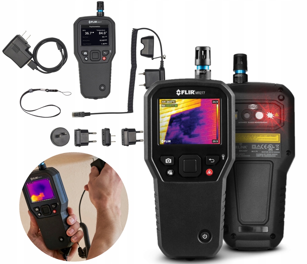 Psychrometr czujnik wilgoci termowizja FLIR MR277 (793950374771) • Cena ...