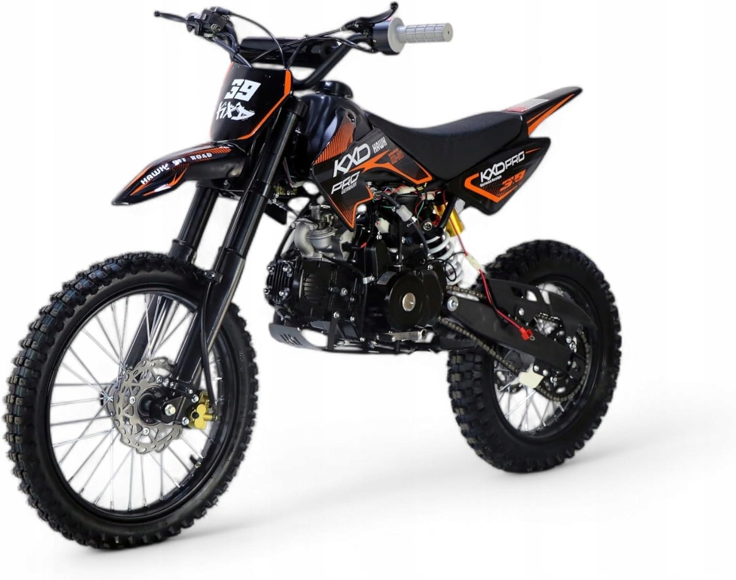 CROSS 125 CC KXD 607 hawk e start nowa edycja - Allegro