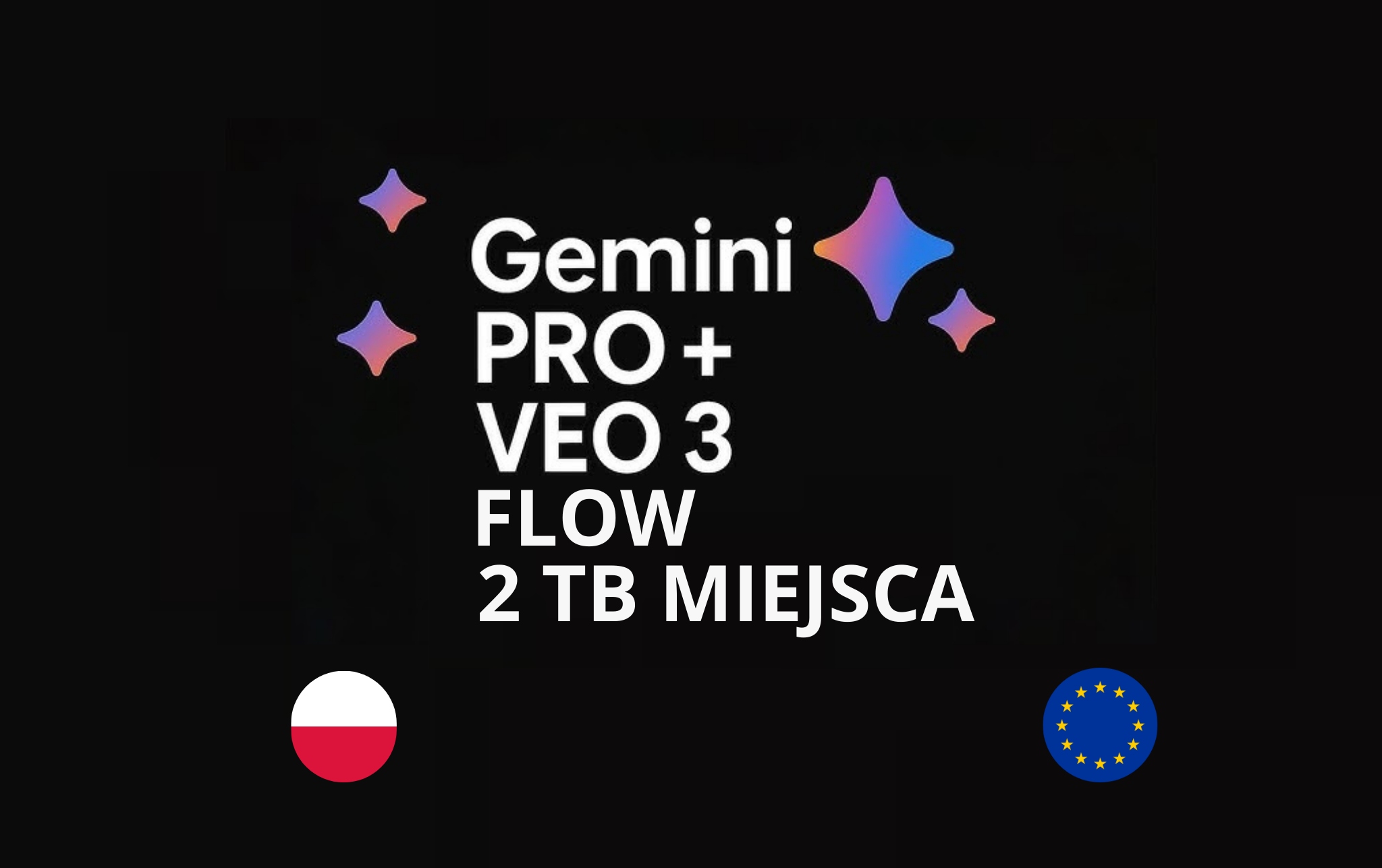 GOOGLE AI PRO | 2 TB | GOOGLE ONE | AI VEO 3 | GEMINI | FLOW | 6 MIESIĘCY 17965408179 - Sklepy ...