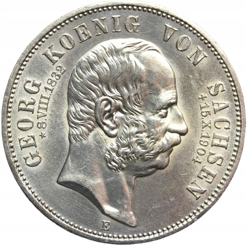 5 MAREK KAISERREICH SAKSONIA 1904 POŚMIERTNA UNC Nr.1 • Cena, Opinie • Niemcy 17150197289 • Allegro