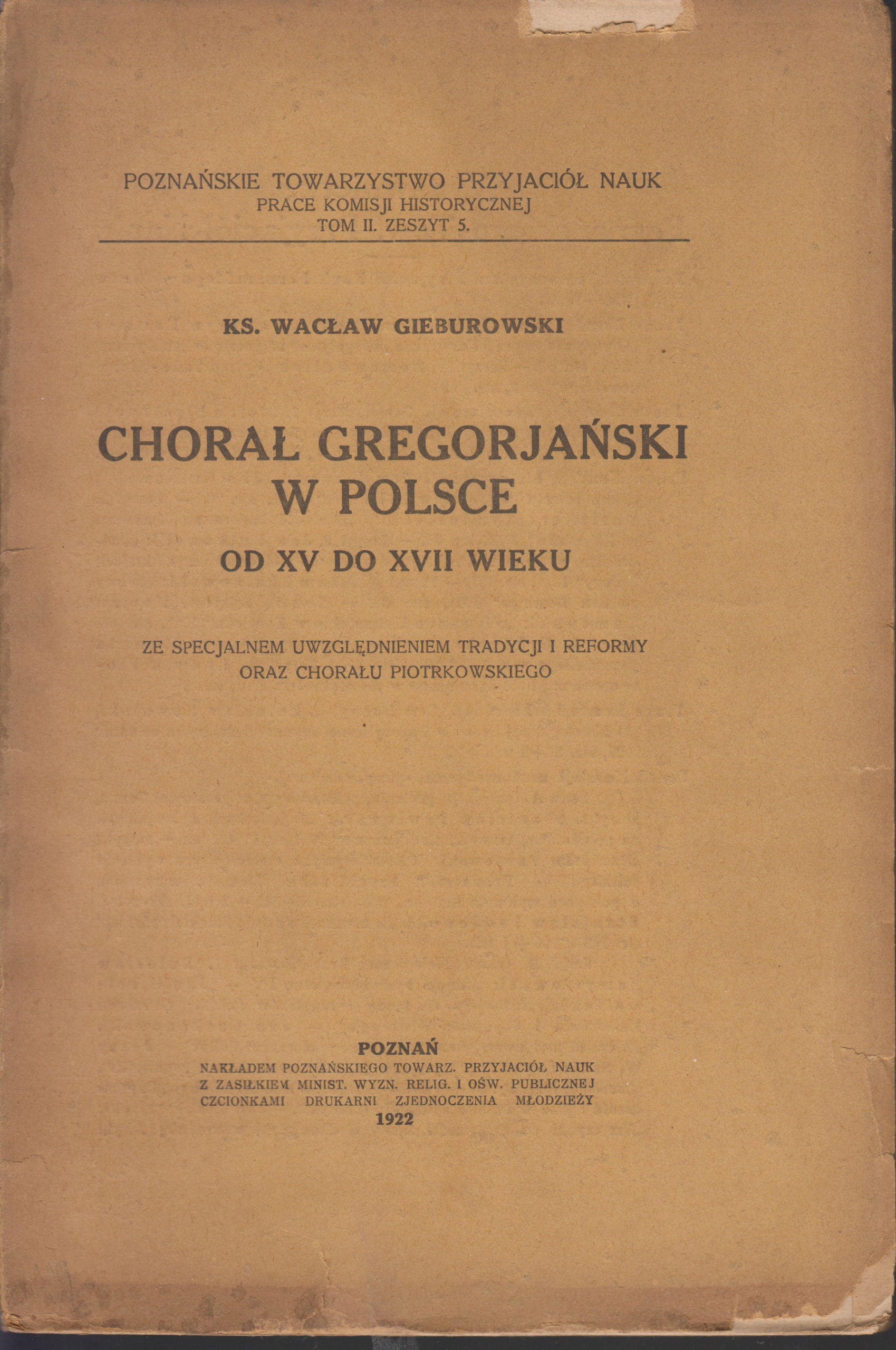 Chorał gregorjański w Polsce od XV do XVII wieku ; jak nowa • Cena, Opinie - Allegro