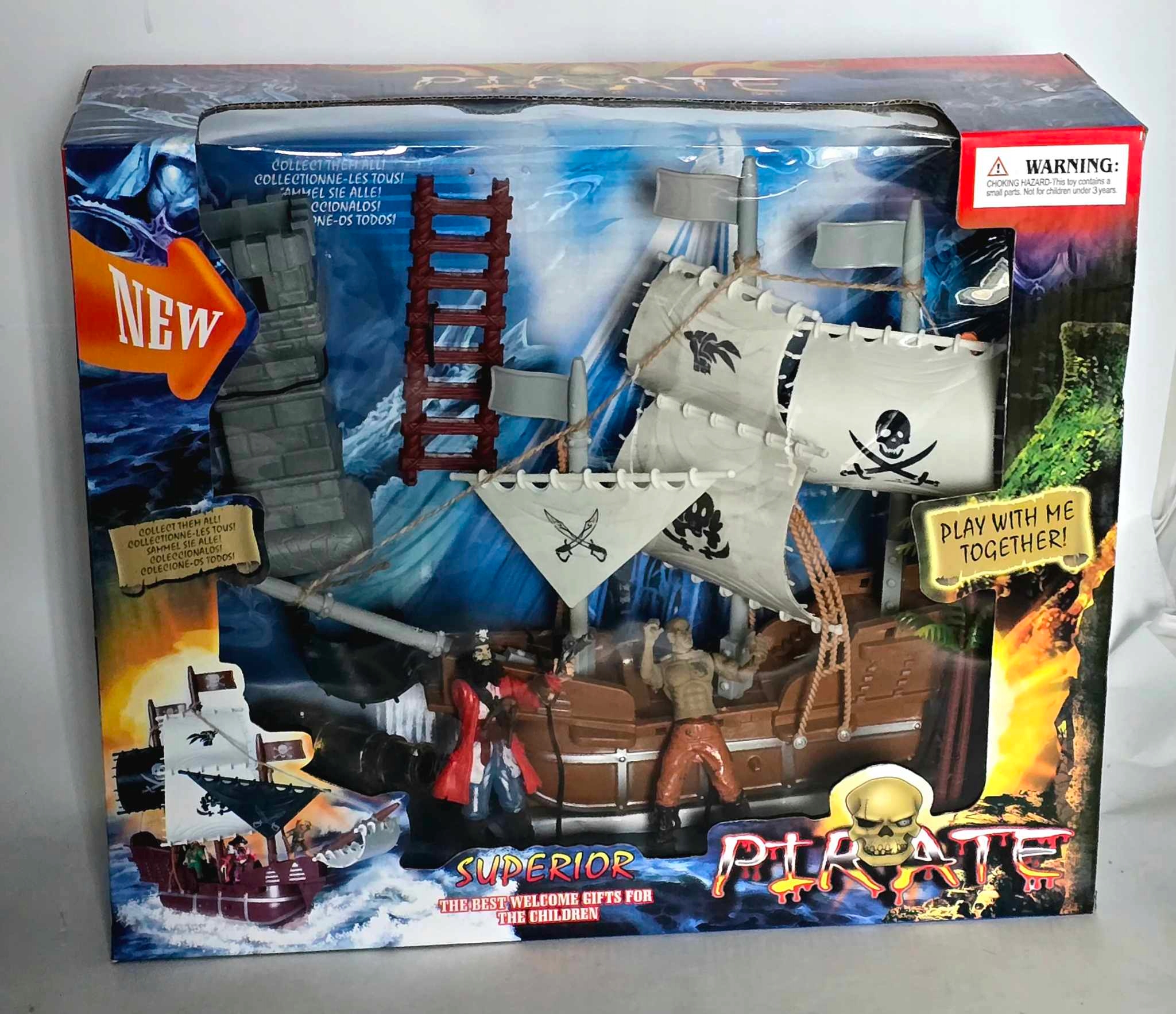 STATEK PIRACKI WYSPA SKARBÓW PIRACI Z KARAIBÓW CZARNA PERŁA ...