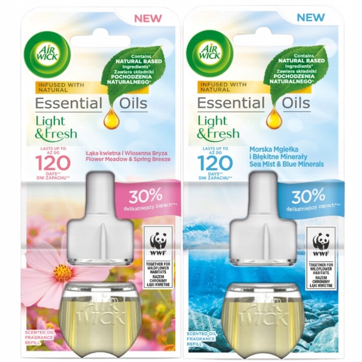 Air Wick Light Fresh Náplň MIX vůní 19ml x2 za 194 Kč - Allegro