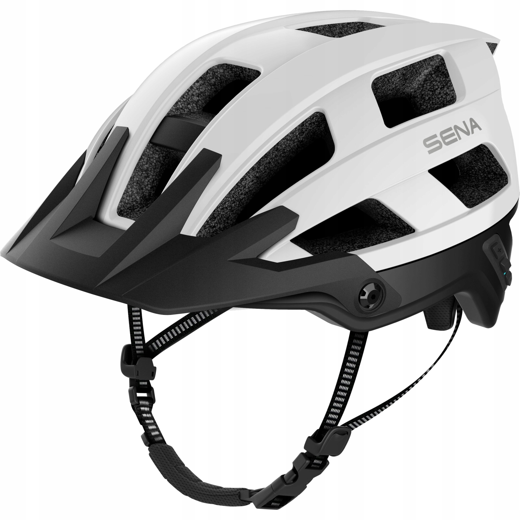 SENA KASK ROWEROWY M1 TRIAL Z WBUDOWANYM INTERKOMEM LAMPKĄ LED L 58 ...