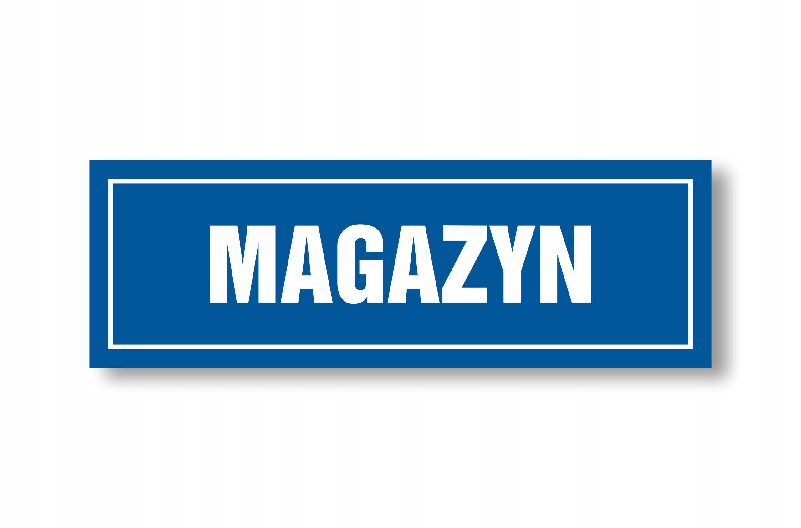 Tabliczka Informacyjna Magazyn 30x10cm PCV 1mm • Cena, Opinie • Tablice ...