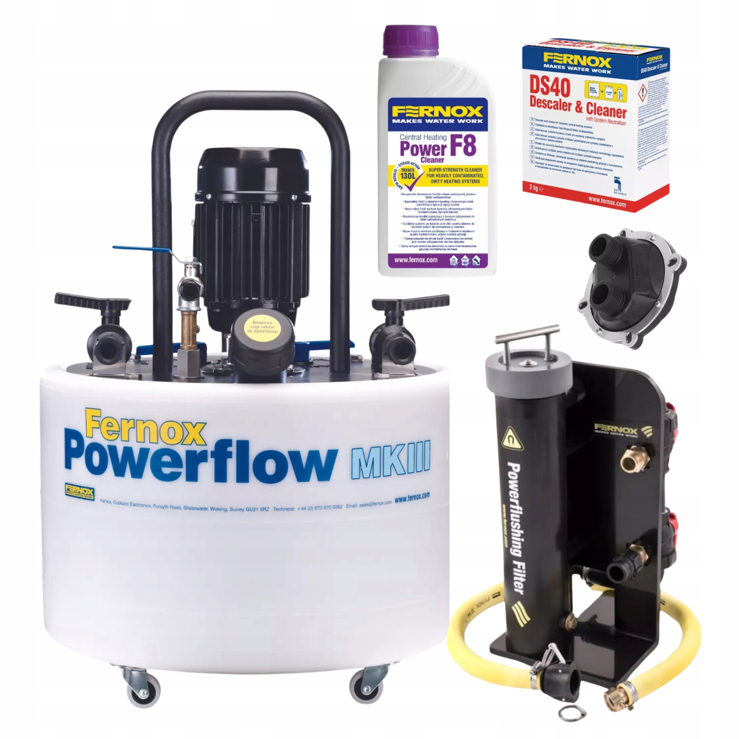 FERNOX Zestaw MKIII do czyszczenia instalacji Powerflow Flushing ...