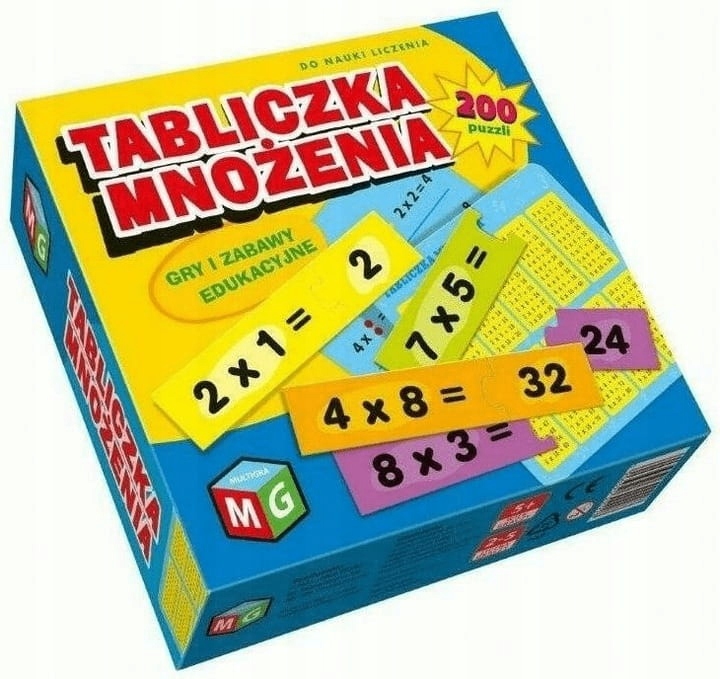 Tabliczka mnożenia do nauki liczenia Multigra - Stan: Nowy 33.60PLN ...