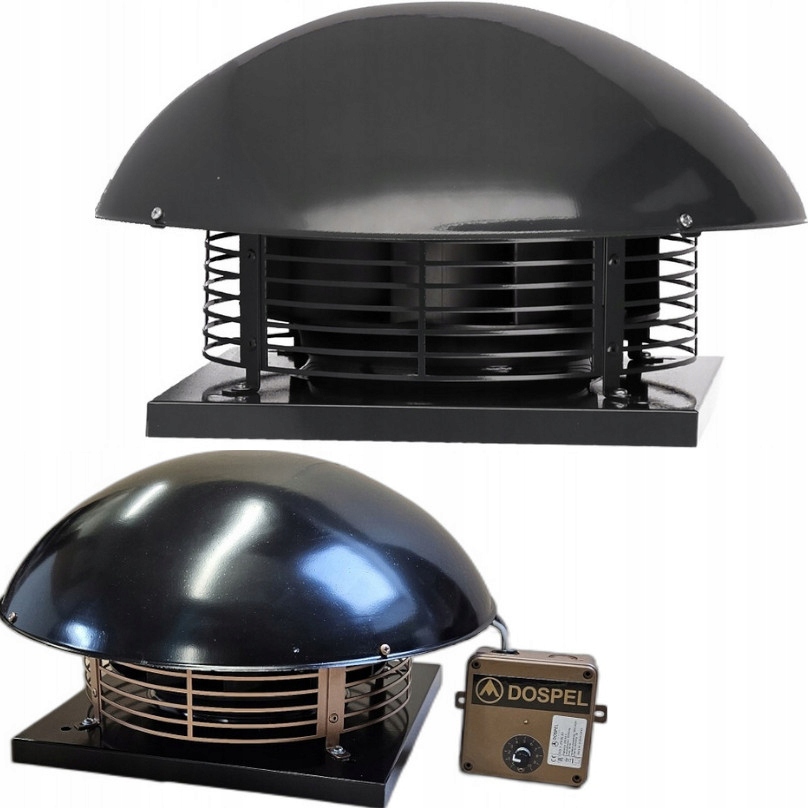 Wentylator dachowy kominowy na komin Dospel WD II fi150 BLDC wyciągowy ...
