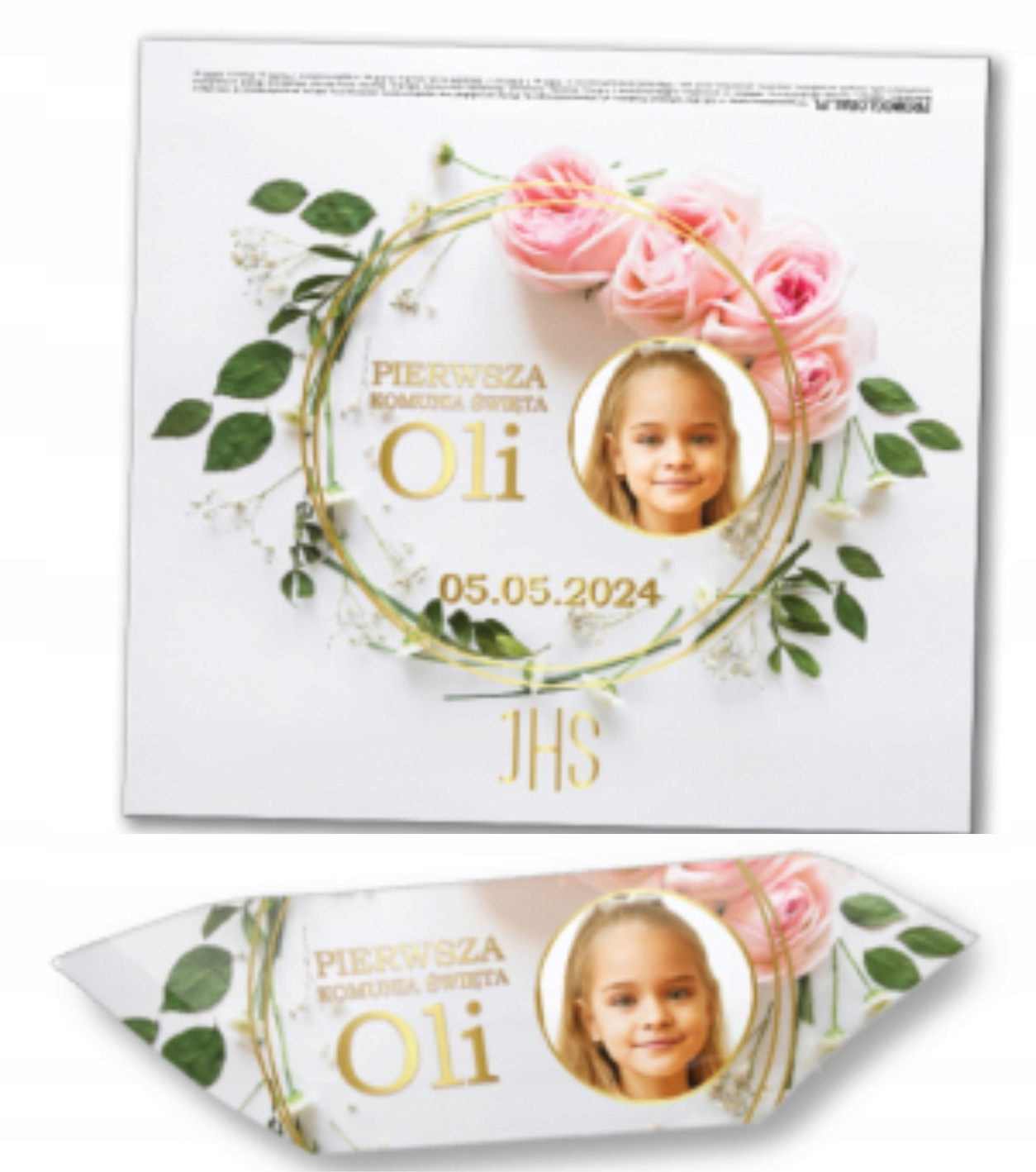 KRÓWKI I KOMUNIA ŚWIĘTA - PERSONALIZOWANE - 120 wzorów - 2KG Express ...