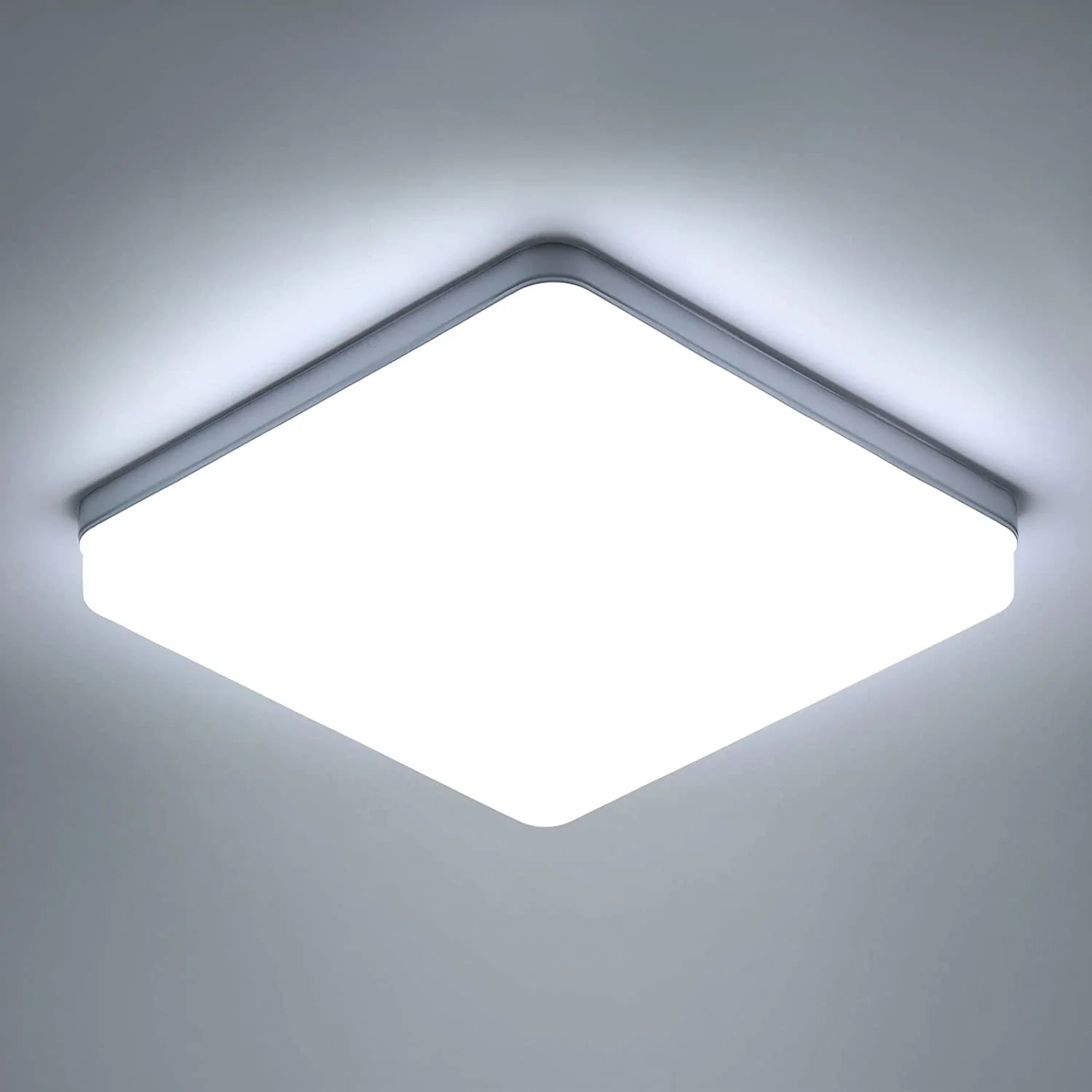 PLAFON LED LAMPA SUFITOWA KWADRAT 36W IP44 6500K (30925710) • Cena ...
