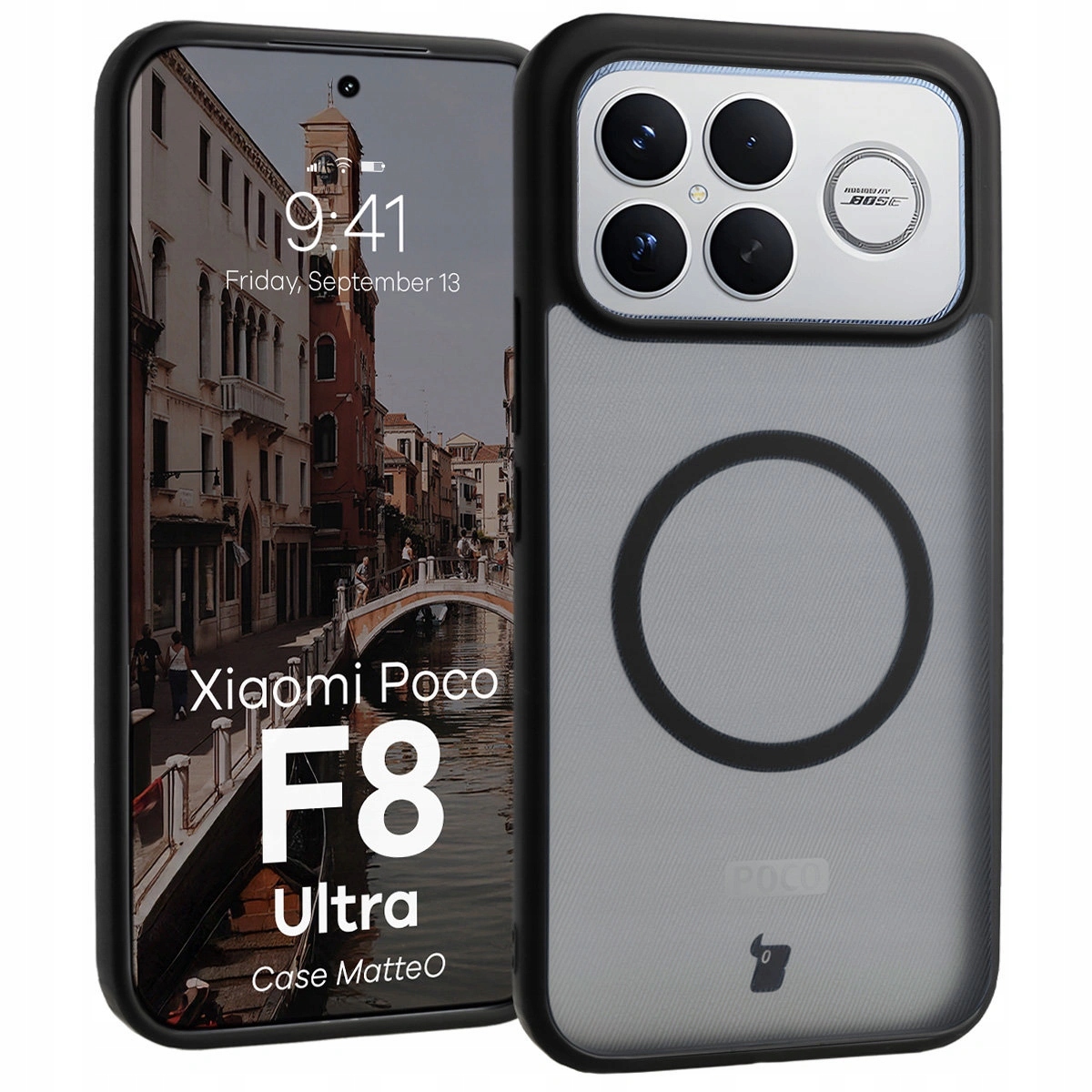 Hátlap Bizon POCO F8 Ultra készülékhez, fekete, (5900415724711) • Ár ...