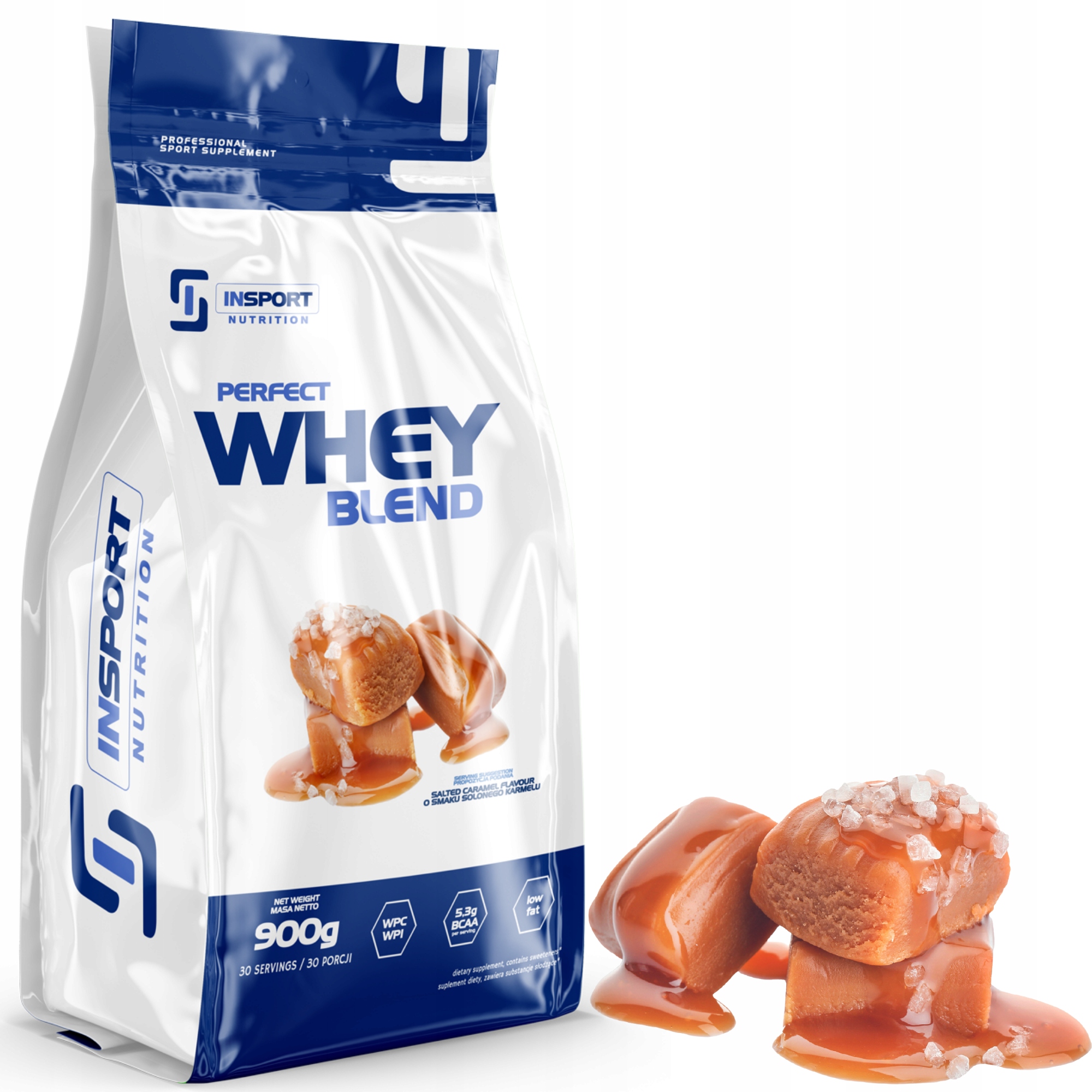 PERFECT WHEY BLEND 900G ODZYWKA BIAŁKO WPC WPI SŁONY KARMEL | INSPORT ...