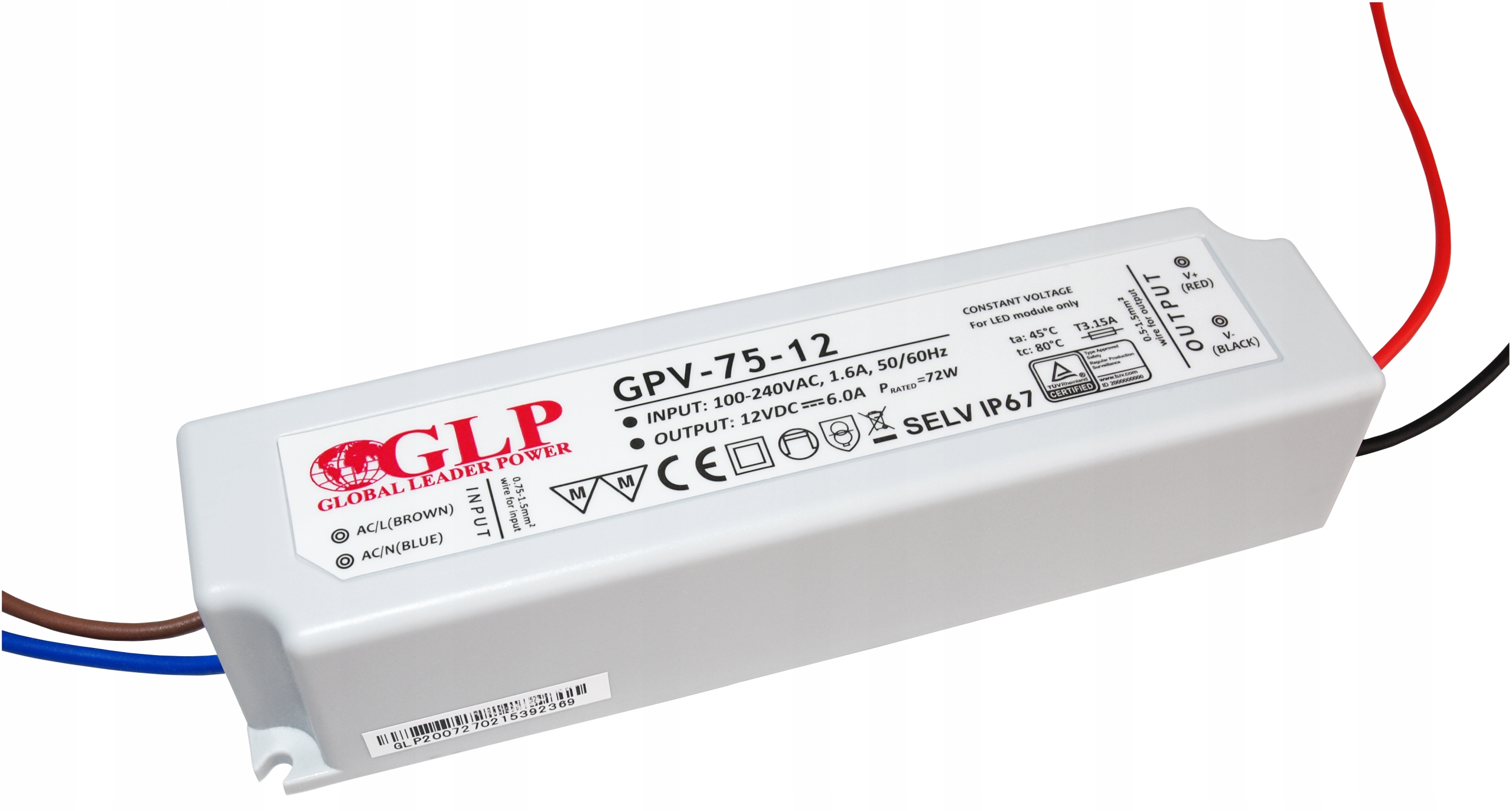 Zasilacz GLP GPV-75-12 72 W 12 V (5904473563213) • Cena, Opinie ...