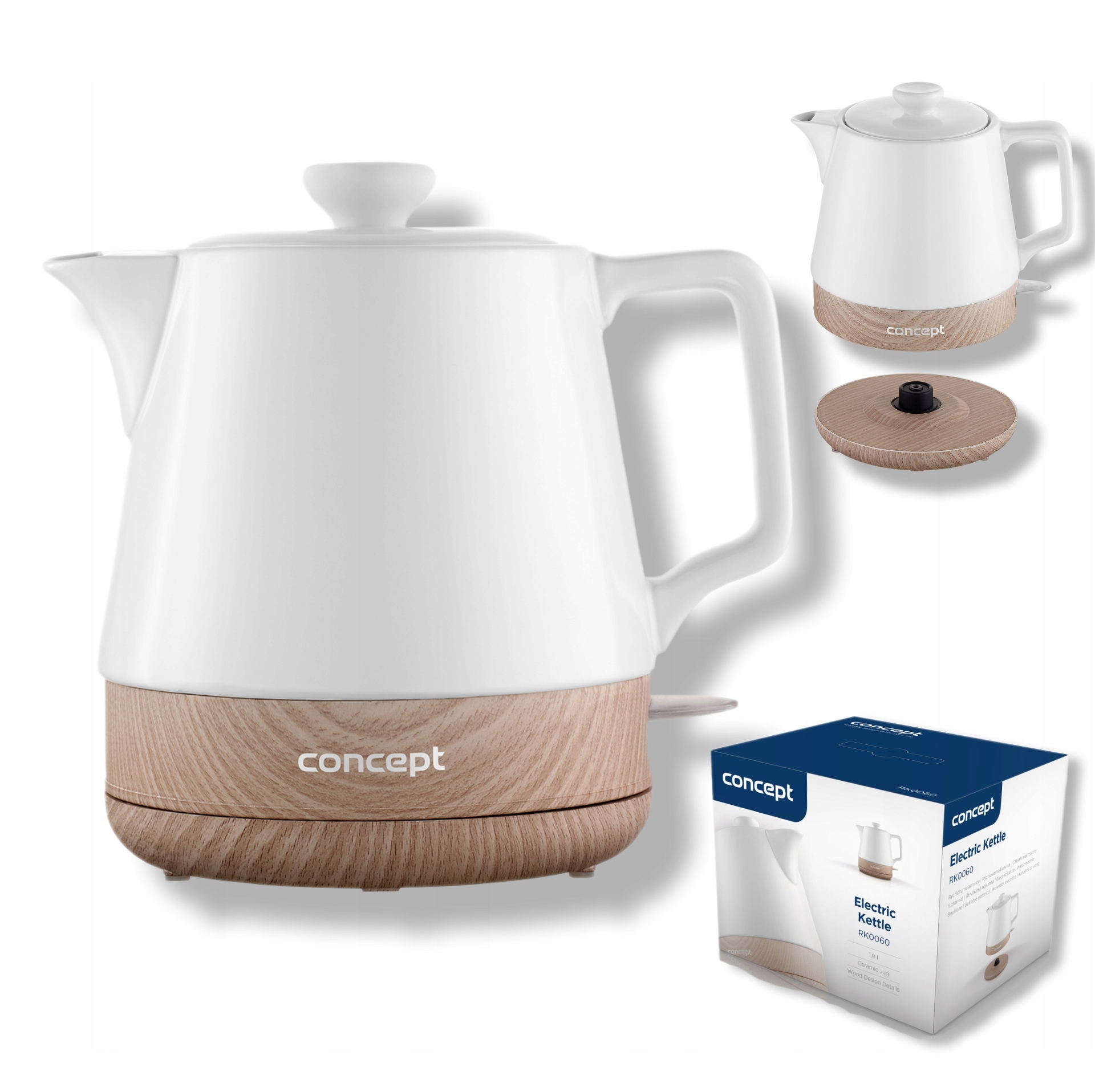 Czajnik ceramiczny 1 l Concept RK0060 - Sklep, Opinie, Cena w Allegro.pl