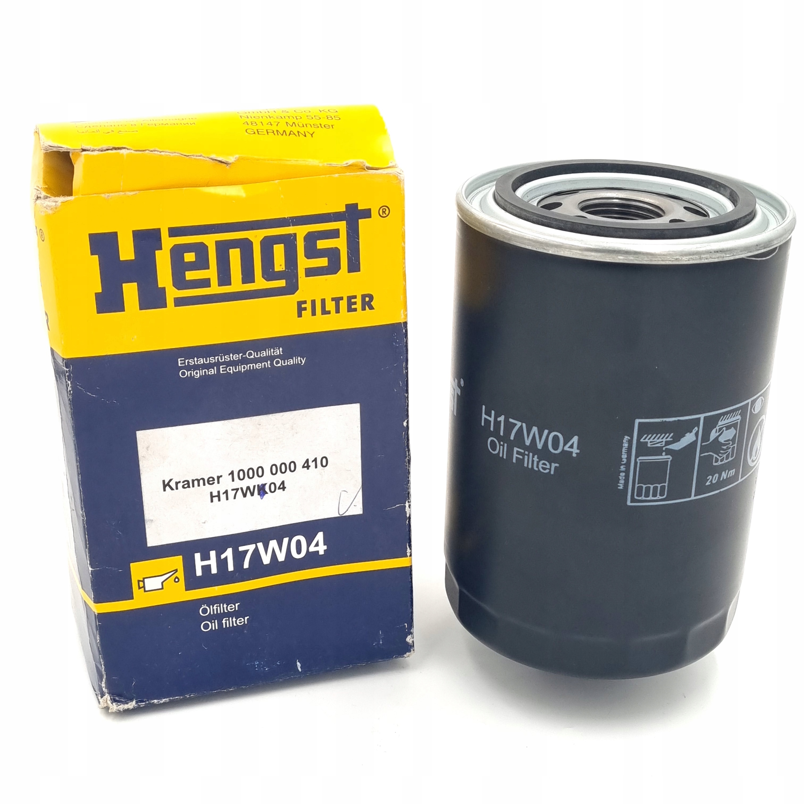 Hengst Filter H17W04 Filtr oleju 4030776063172 za 20.00PLN z ...