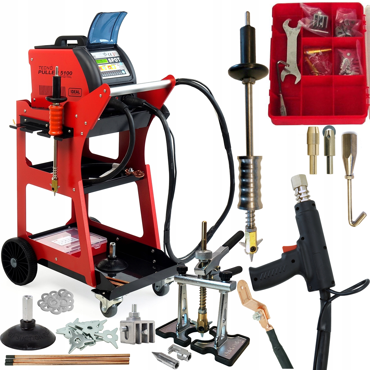 SPOTTER blacharski 3000A SPOTER PULLER 400v ZESTAW 5903991102195 za ...