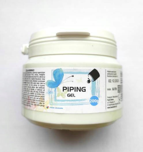 Dekorativní gel Food Colours Piping Gel 200 g - Allegro