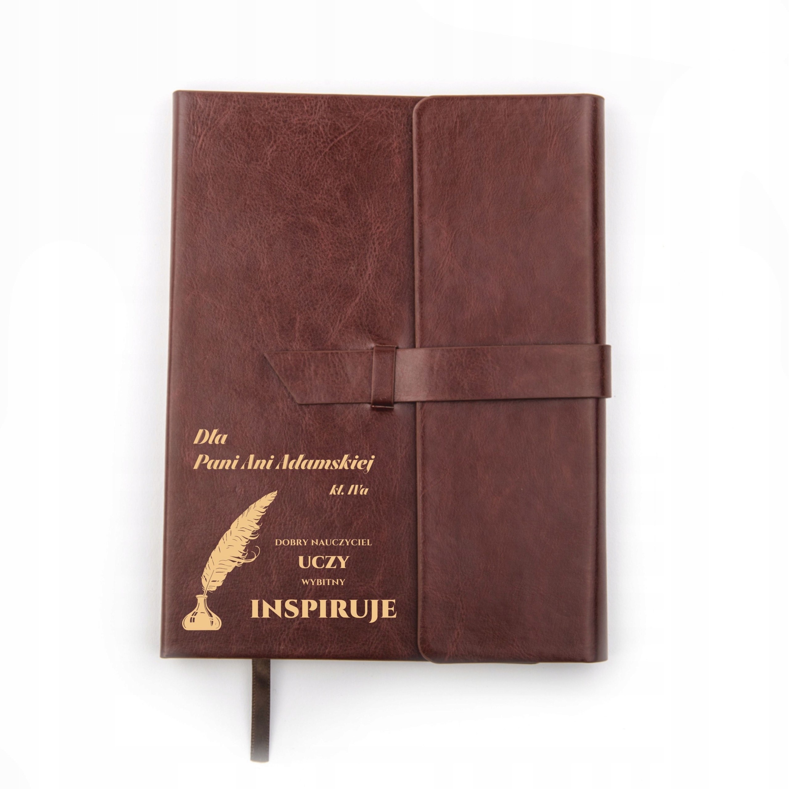 Skórzany Notes dla Nauczyciela - Niska cena na Allegro