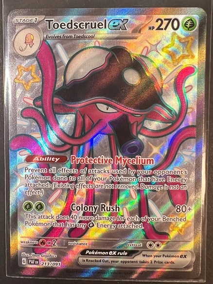 Karta Pokemon TCG Toedscruel EX (213/091) Shiny za 172.00CZK - Allegro