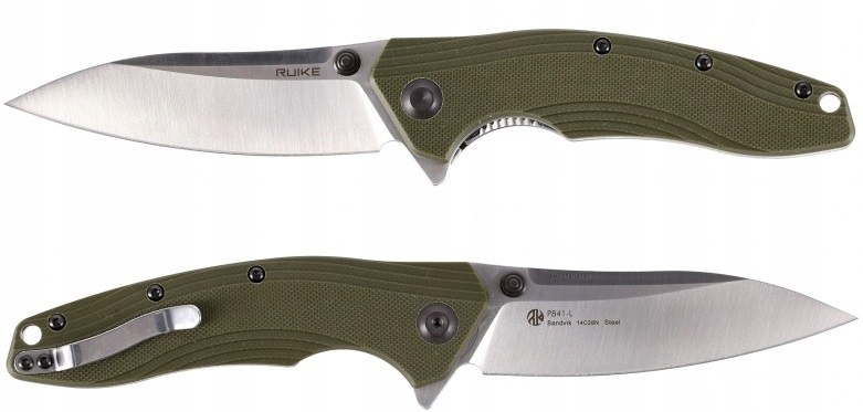 Nóż Ruike składany P841-L zielony folder EDC 14C28N G10 - 6942870370958 ...