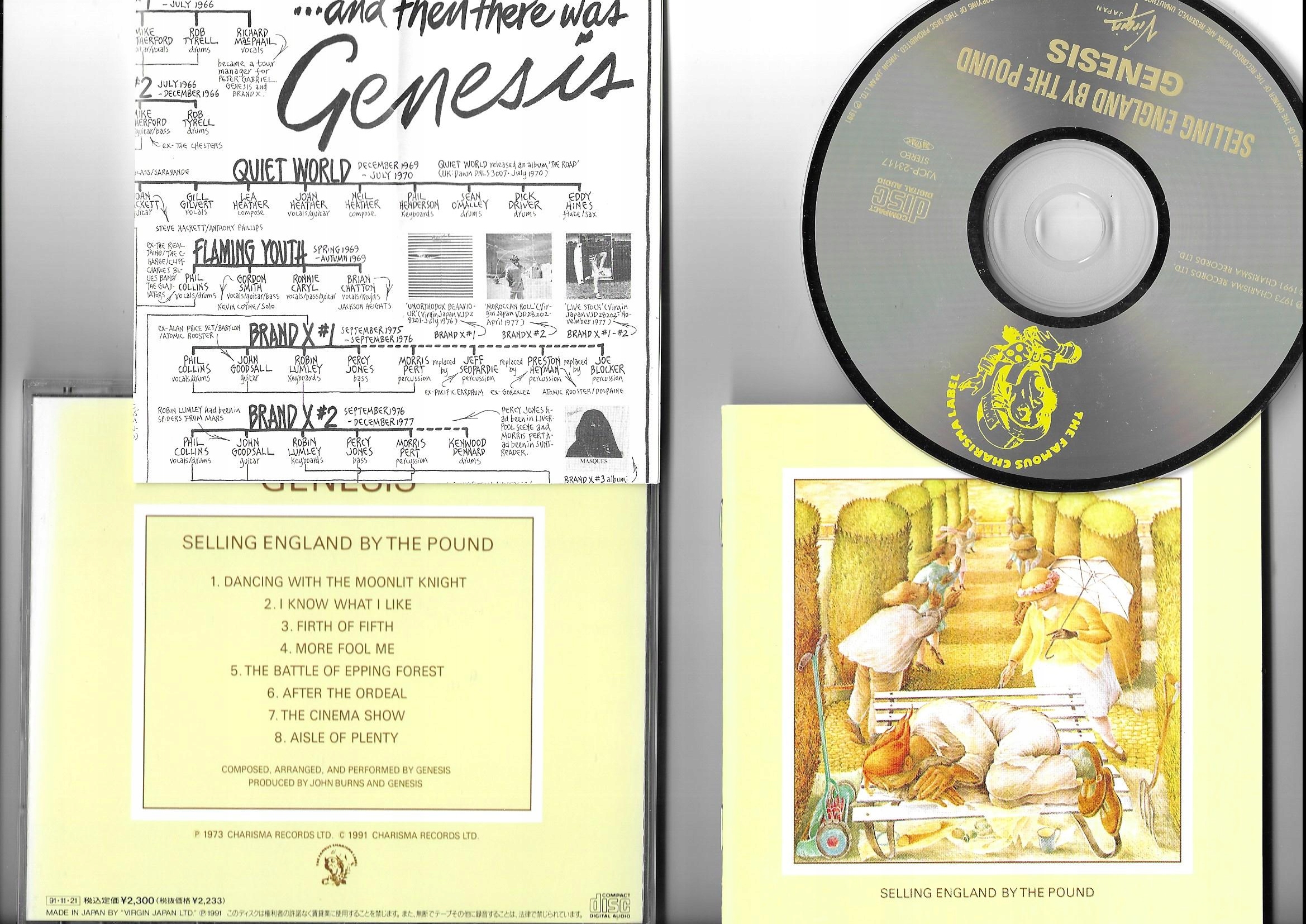 GENESIS – SELLING ENGLAND BY THE POUND ( bez OBI ) 17407397568 - Sklepy, Opinie, Ceny w Allegro