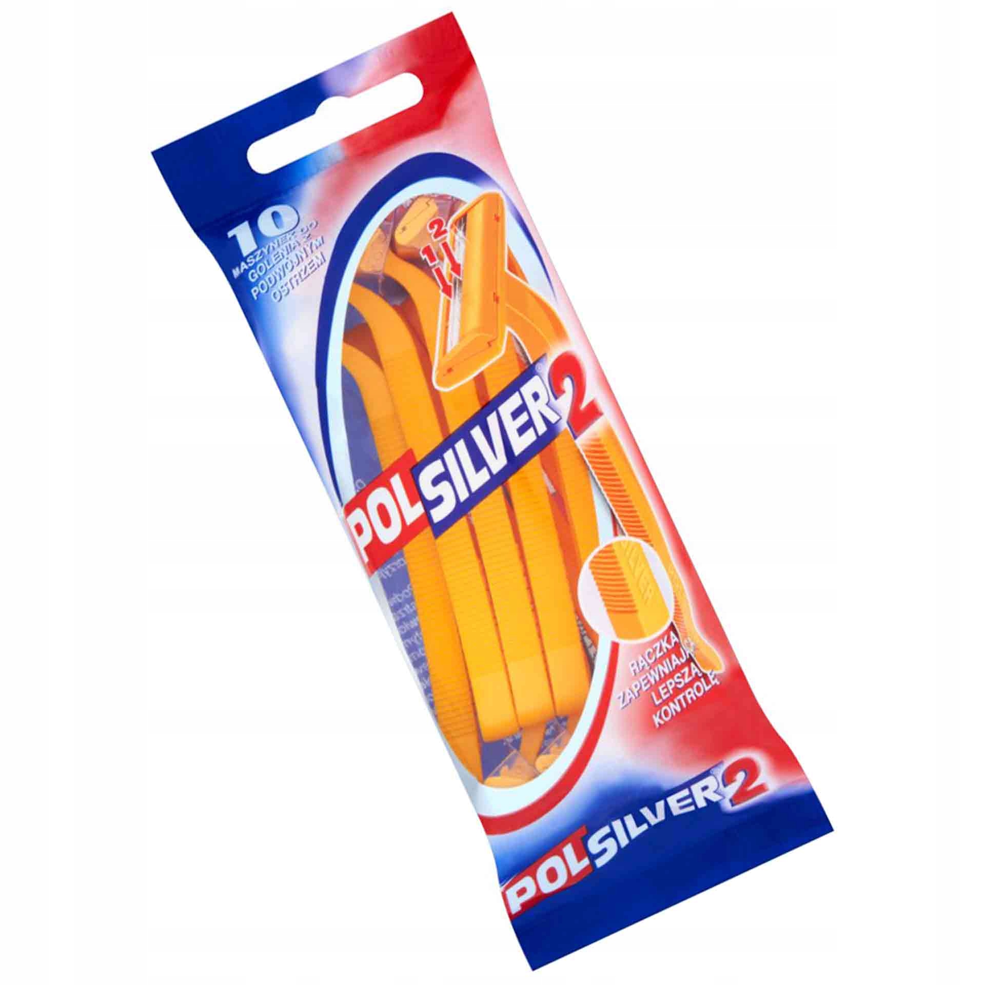 Maszynka jednorazowa do golenia POLSILVER 2 10 szt. (3014260275624 ...