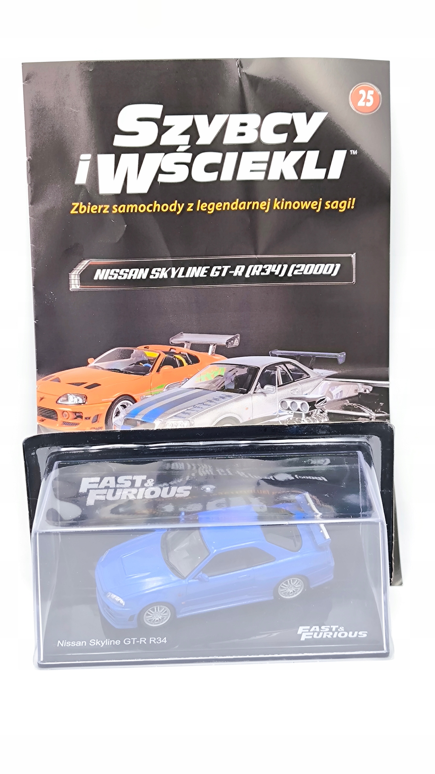 Szybcy i Wściekli Nissan Skyline GT-R R34 2000 1:43 Deagostini #25 ...