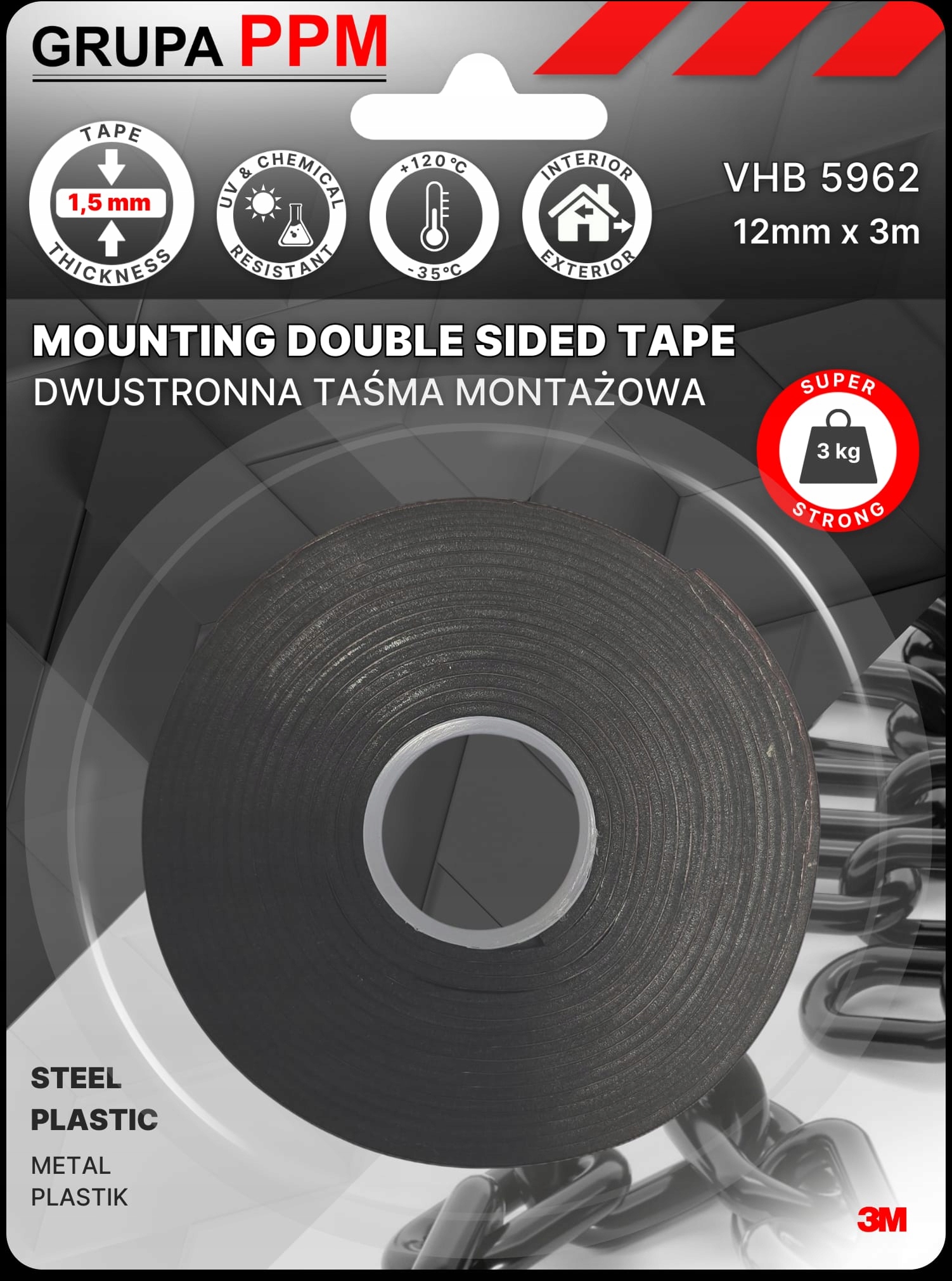 Taśma 3m 5962 - Niska cena na Allegro