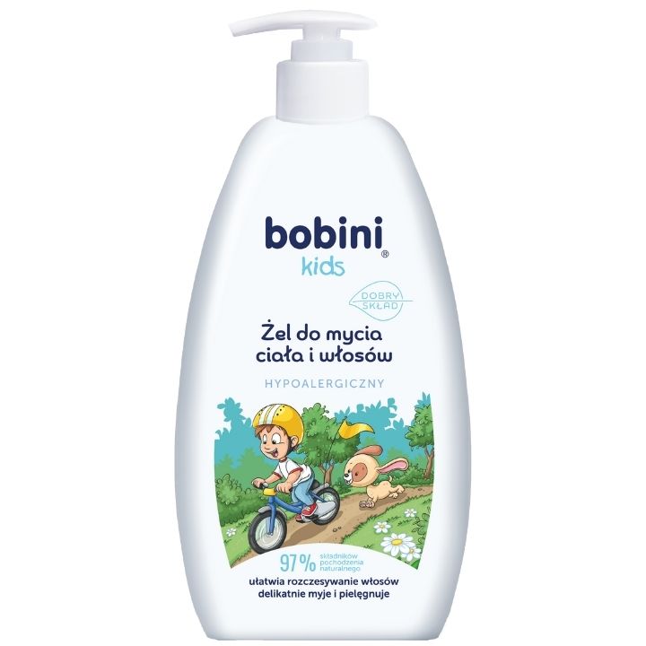 Bobini Kids gel na mytí těla a vlasů 500ml za 81 Kč - Allegro