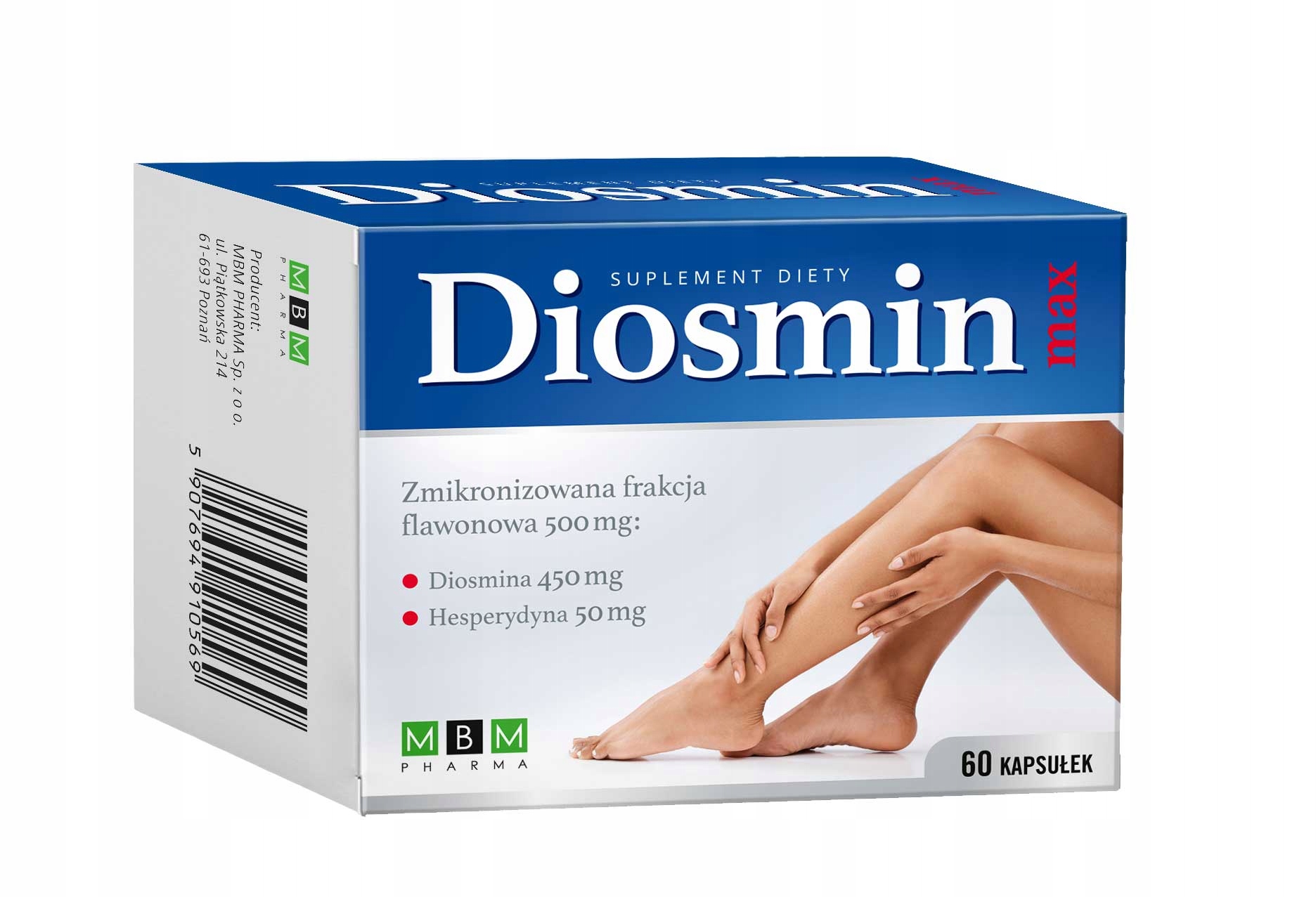 Suplement diety MBM Pharma diosmina kapsułki 60 szt. • Cena, Opinie ...