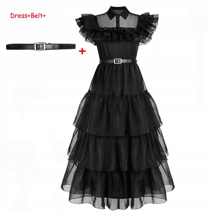 Kostium Wednesday TUTU r. 134-140 • Cena, Opinie - Allegro