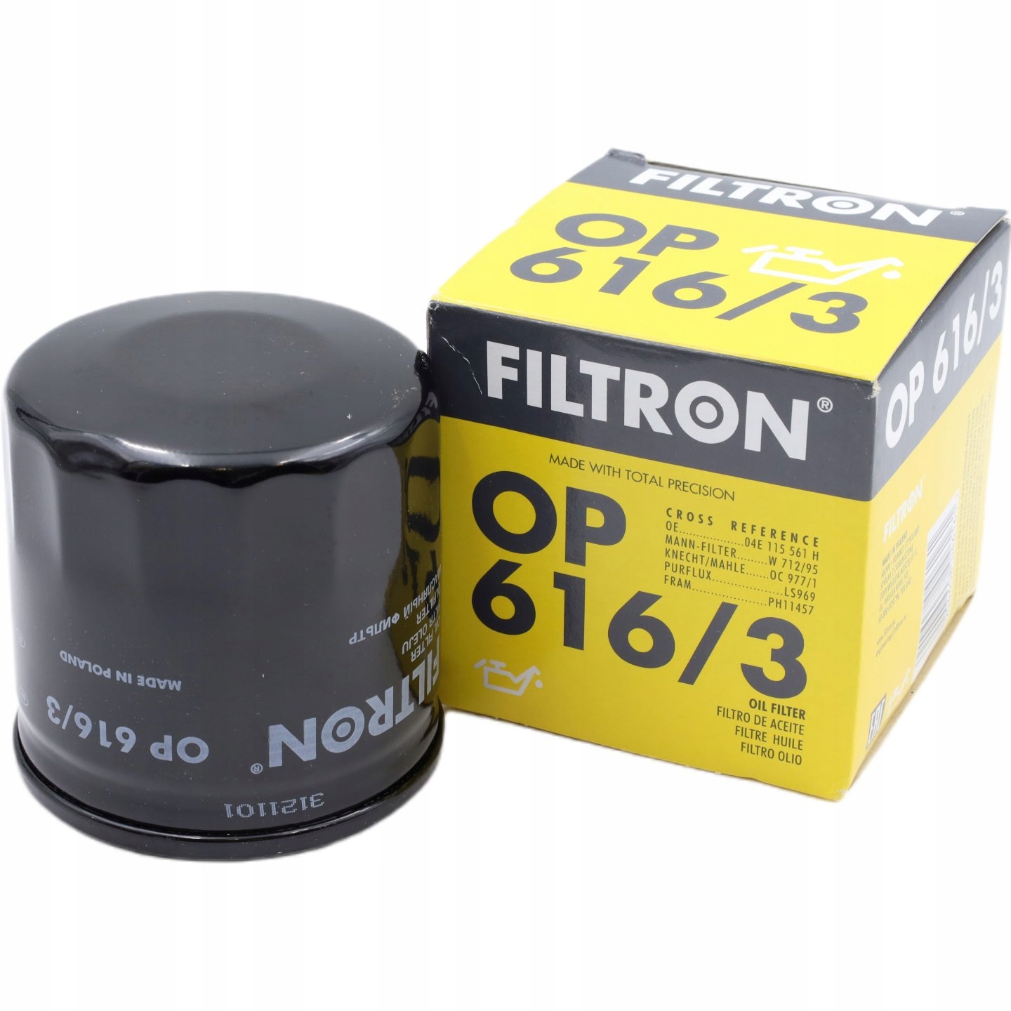 Filtr Oleju Filtron OP616/3 OP 616/3 za 20,31 zł z Gdańsk - Allegro.pl ...