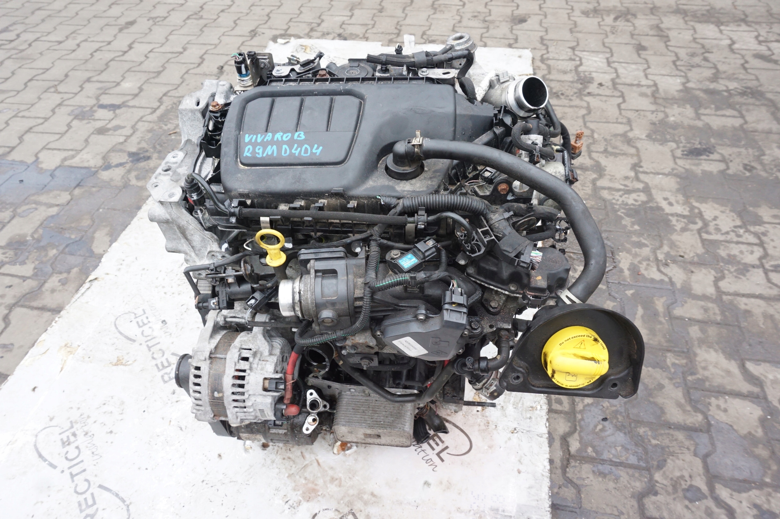 SILNIK R9M D 4D4 OPEL VIVARO B 1.6 CDTI KOMPLETNY 94 TYS KM BI-TURBO za ...
