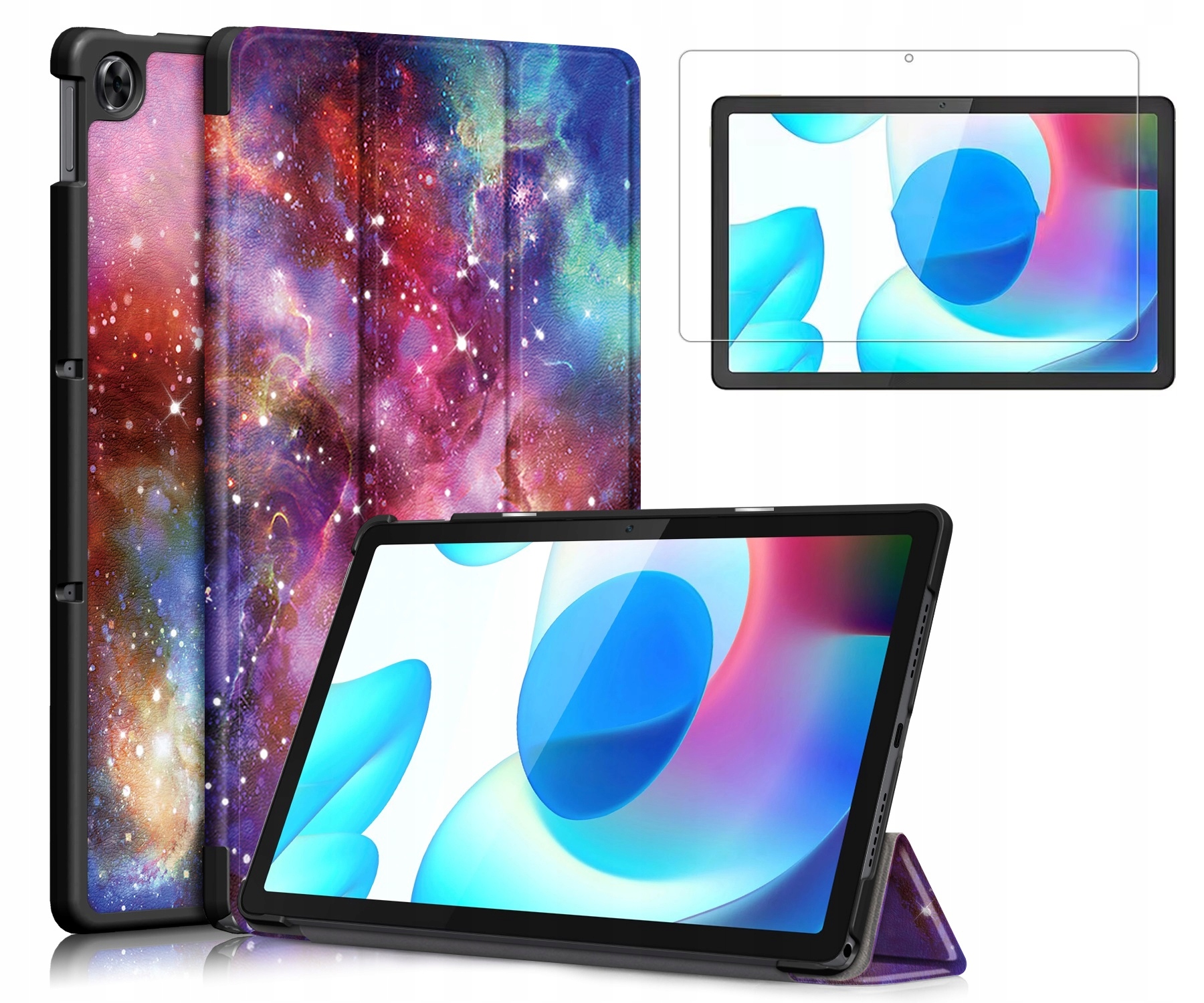 Etui futerał + szkło do RealMe Pad 10.4" 10.4 cali 2021 RMP2102 ...