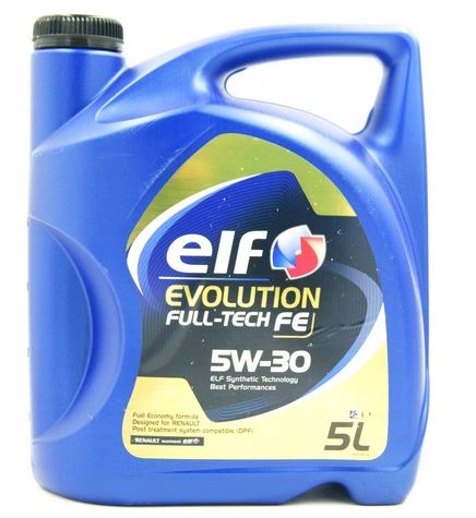 OLEJ ELF EVOLUTION FULL-TECH FE 5W30 5L /STARY SOLARIS/ RN 0720 DPF/FAP ...