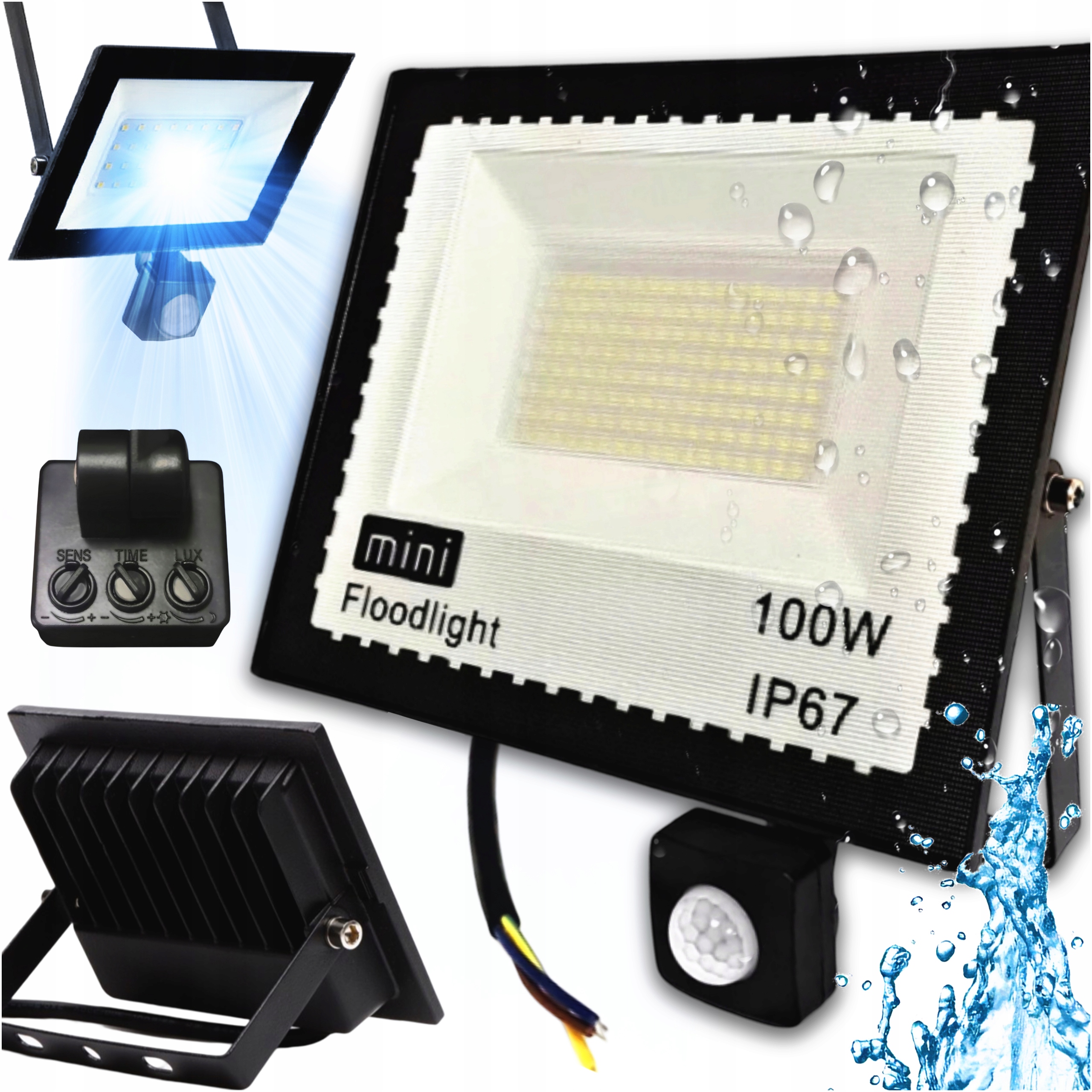 NAŚWIETLACZ LED 100W HALOGEN LAMPA CZUJNIK RUCHU ZEWNĘTRZNY SLIM ... NAŚWIETLACZ LED 100W HALOGEN LAMPA CZUJNIK RUCHU ZEWNĘTRZNY SLIM ...