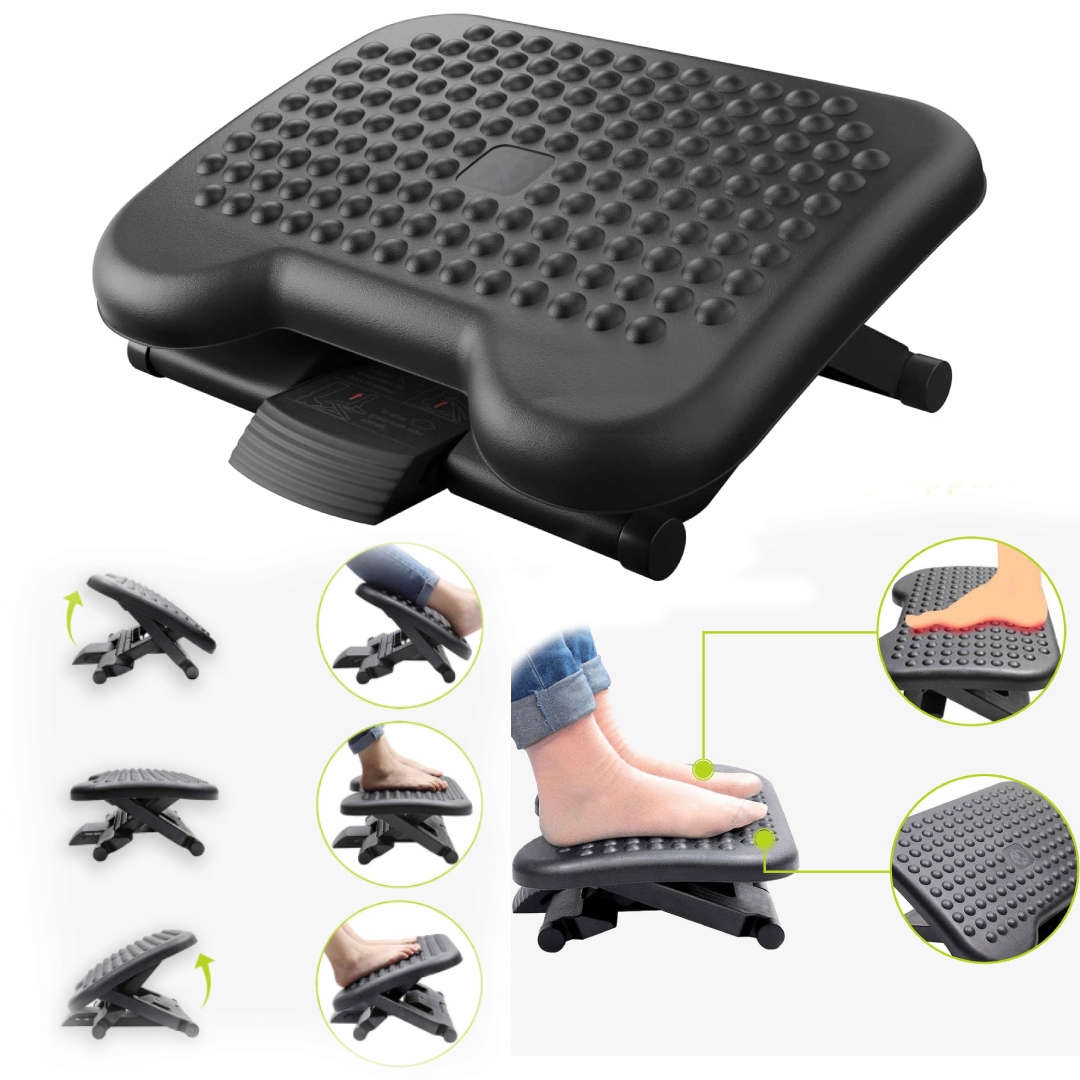 PODNÓZEK REGULOWANY PODSTAWA POD NOGI DO BIURKA ACROPAQ AF002 • Cena ...