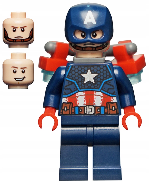 LEGO Figurka sh818 Minifigurka Super Heroes KAPITAN AMERYKA sh0818 NOWA ...