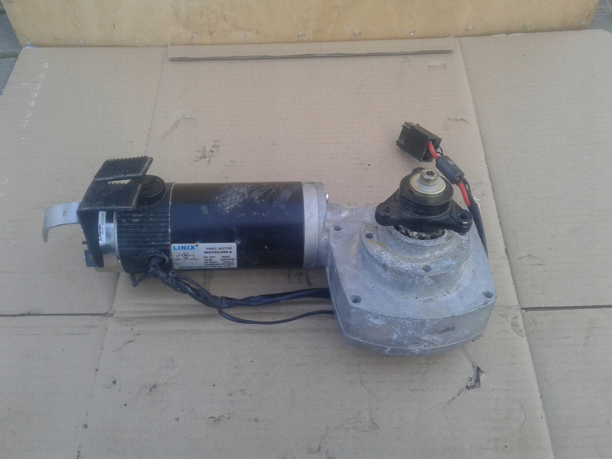 MOTOREDUKTOR LINIX MOTOR 80ZY22-350-A 22V • Cena, Opinie • Silniki 11923051143 • Allegro