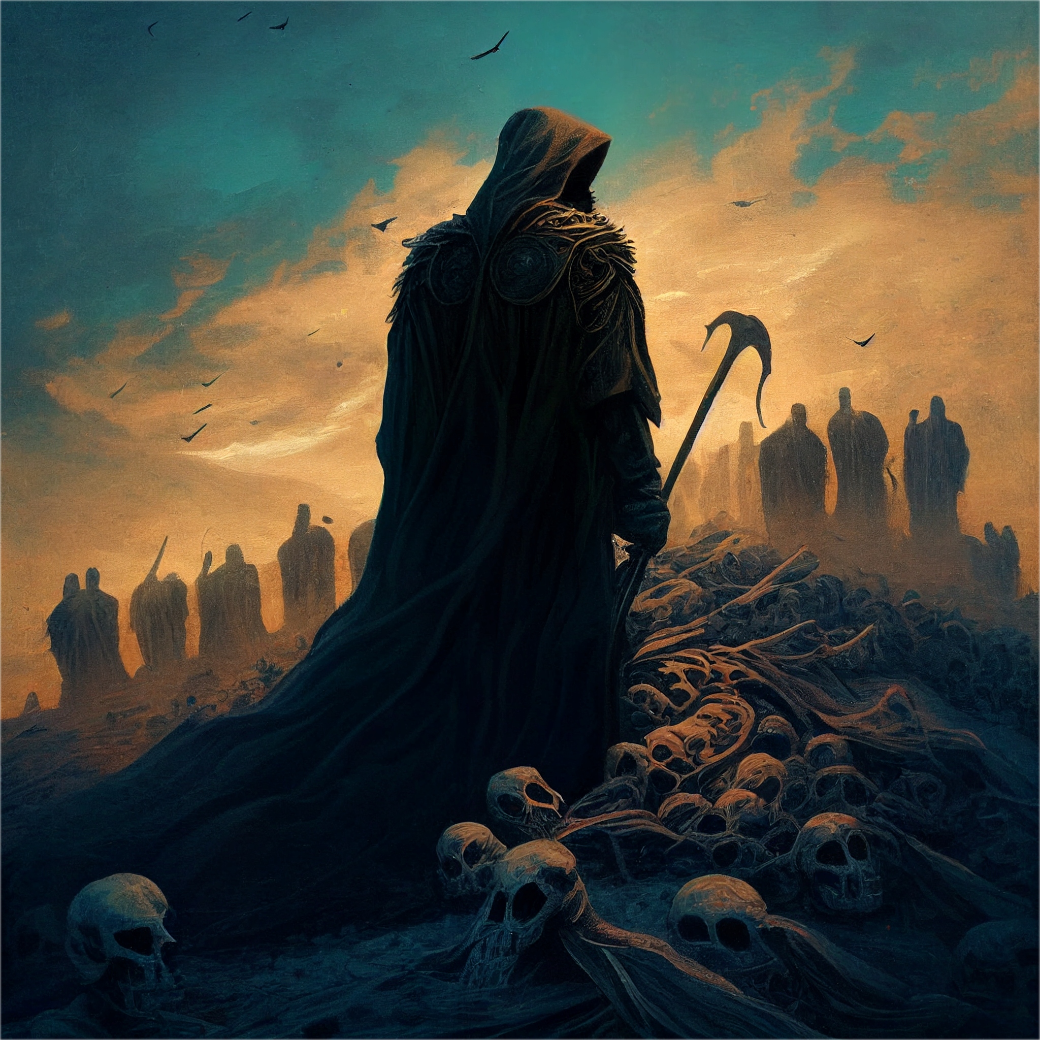 Obraz Zdzisław Beksiński style (Różne wzory) 13164126183 - Allegro.pl