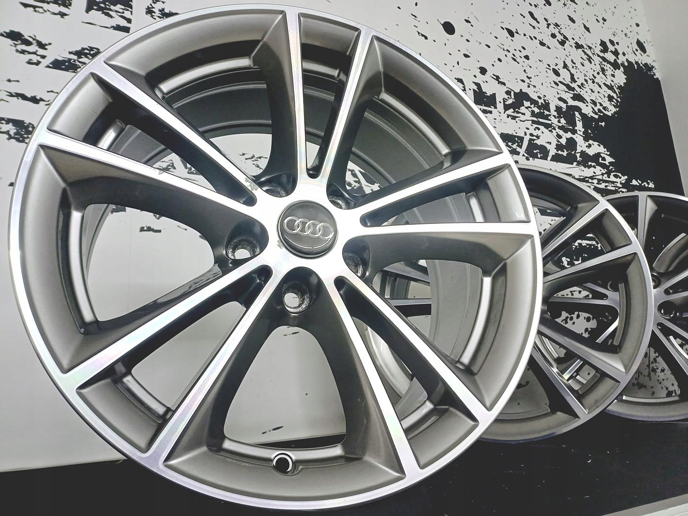 felgi ALU 17 5x112 audi a4 b6 b7 B9 a6 c5 c6 C7 Q5 Q3 A8 D3 A5 8T 8F F5 A7 66C0140 za 1300 zł z ...